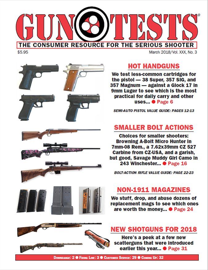 Download the Full March 2018 Issue PDF - Gun Tests