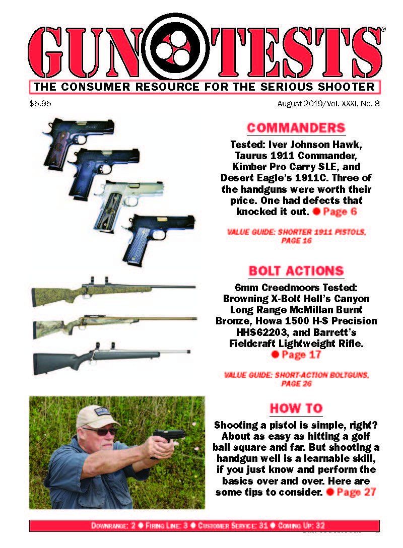 Download the Full August 2019 Issue PDF - Gun Tests