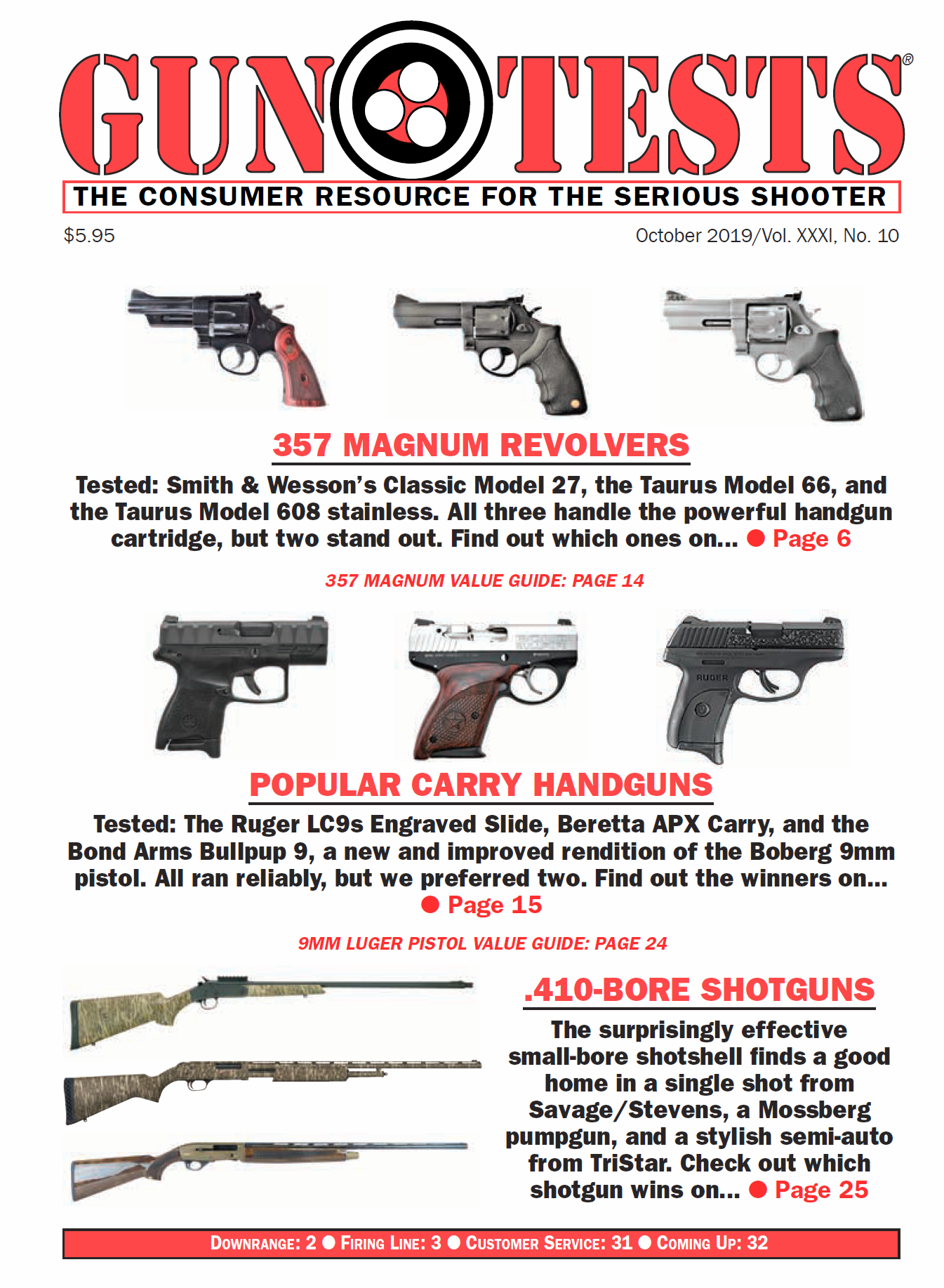 Download the Full October 2019 Issue PDF - Gun Tests