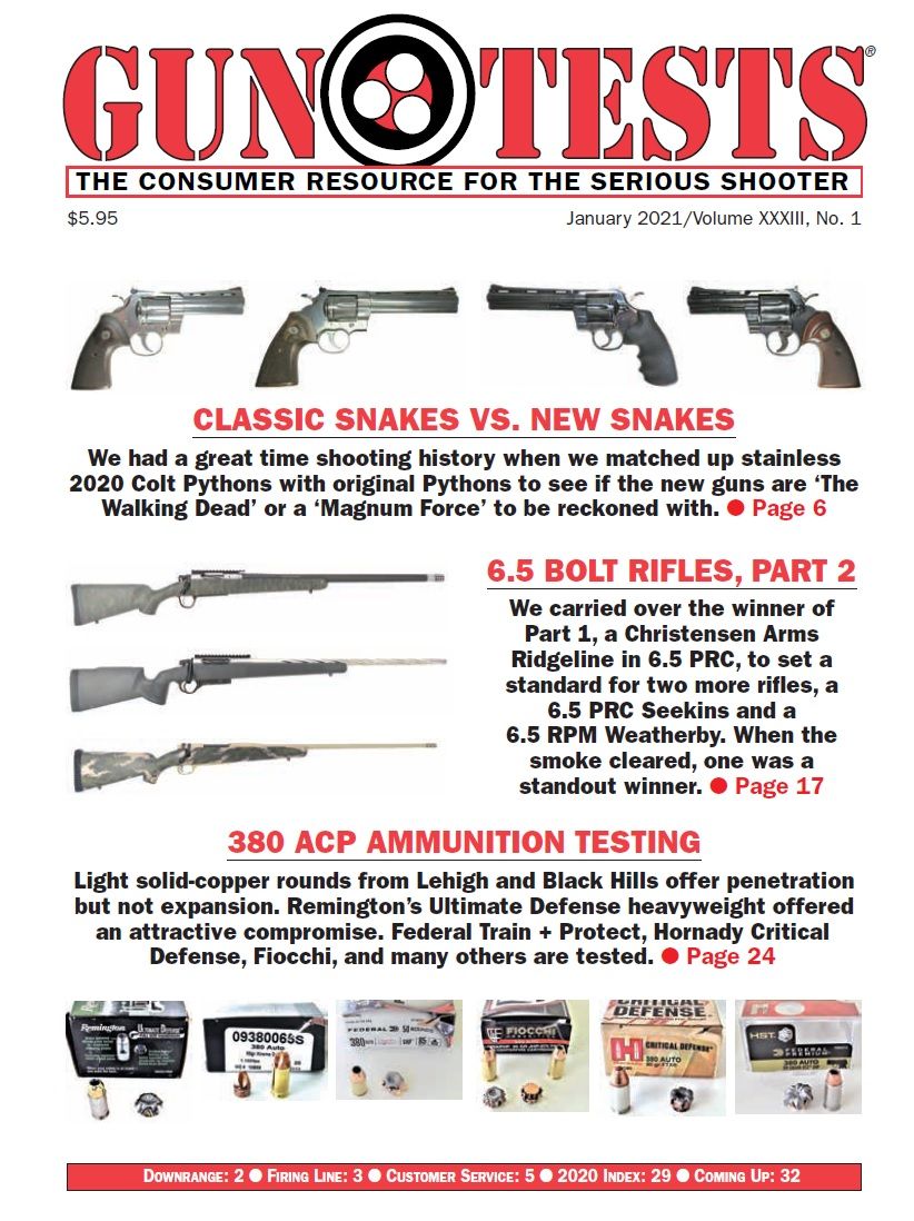 Download the Full January 2021 Issue PDF - Gun Tests