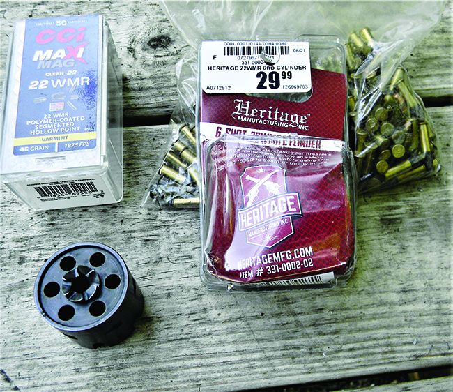 Heritage Rough Rider Tactical Cowboy RR22B6-TH 22 LR/22 Magnum - Gun Tests