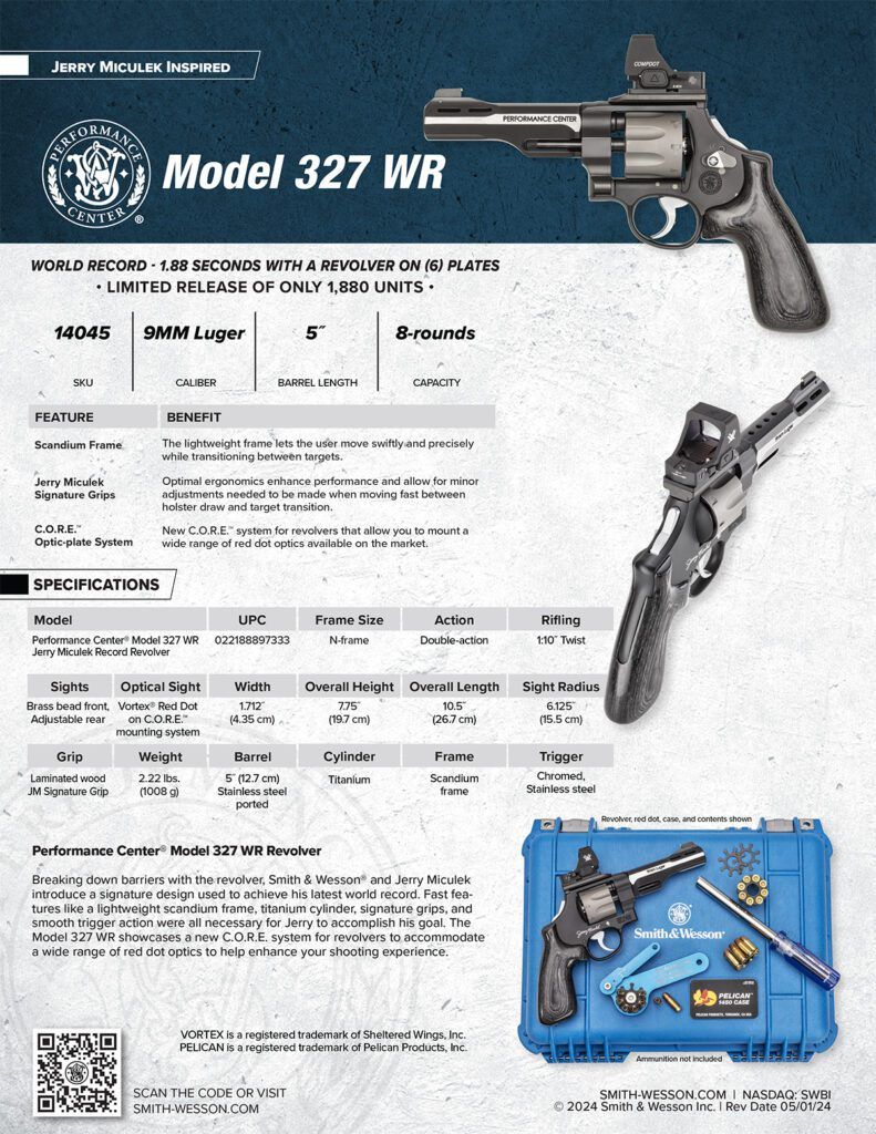Smith & Wesson Introduces Limited-Release Jerry Miculek Inspired M327 ...