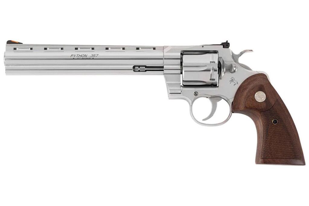Colt Introduces New 8-Inch Python to 357 Magnum Revolver Line - Gun Tests