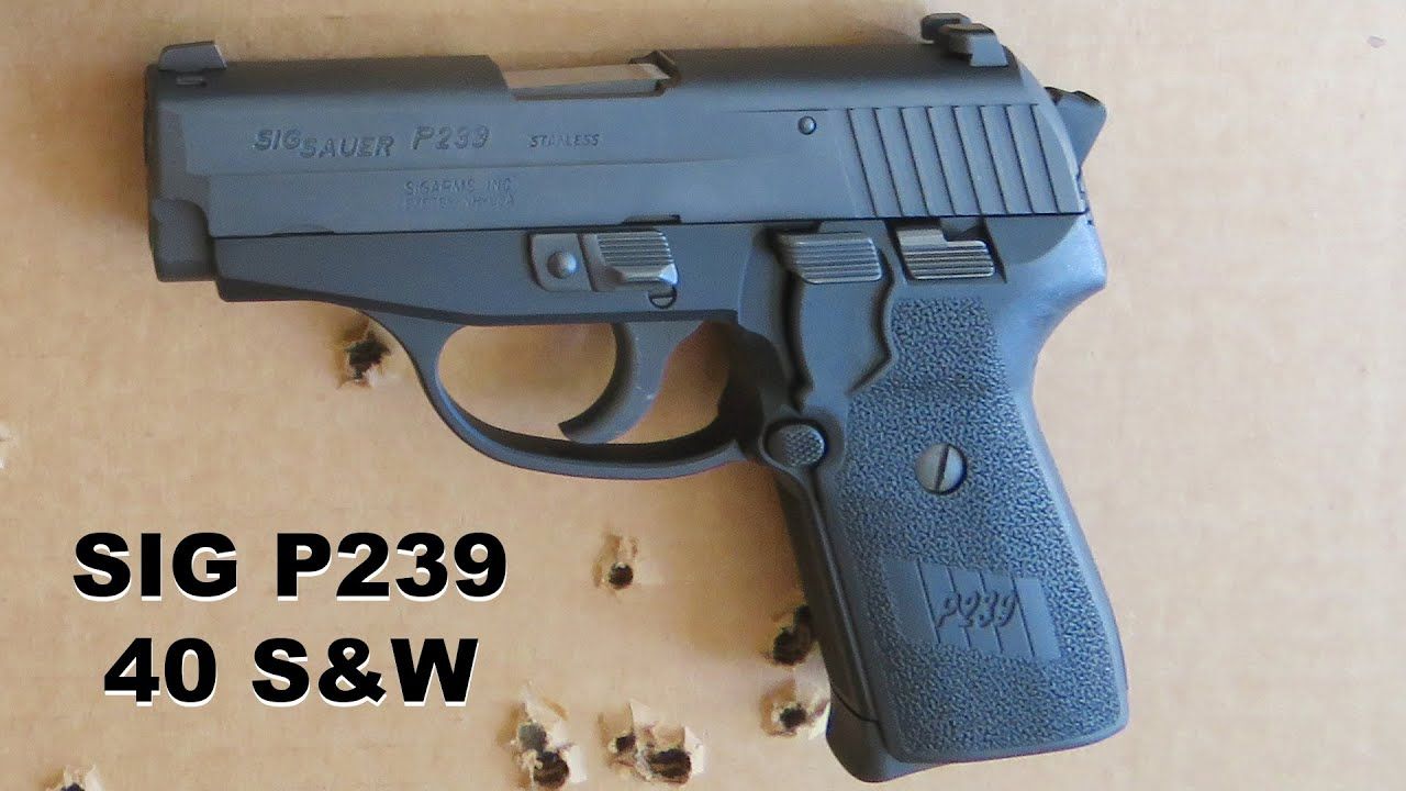 SIG P239 40 S&W Pistol Follow-Up Test - Gun Tests