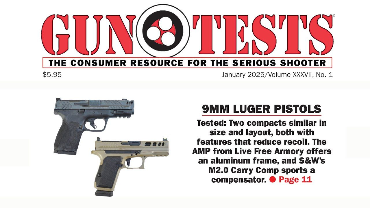 Two 9mm Pistols, Light Kickers from LFA and Smith - Gun Tests